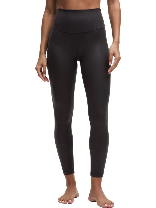 Lululemon Align™ High-rise Pant 25 - Luxe Shine Foil Print Black