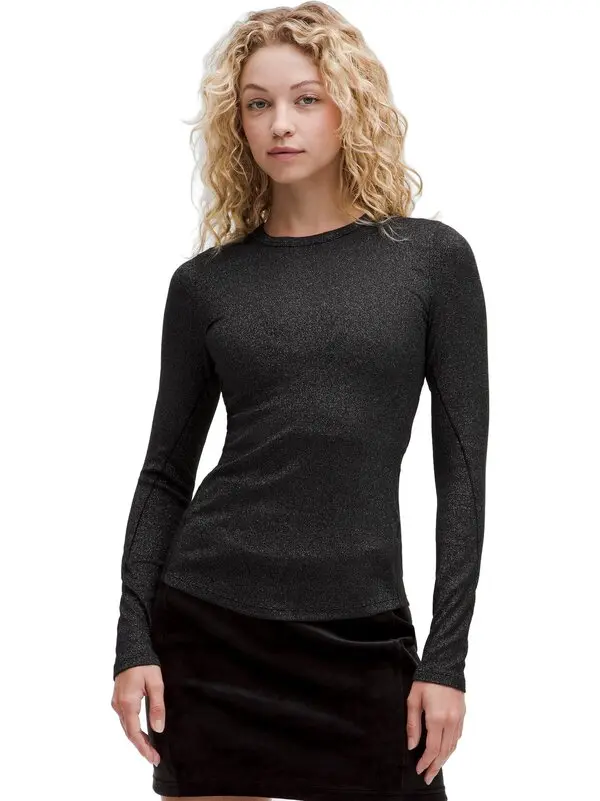 Lululemon Long-sleeve Shirt - Black/silver