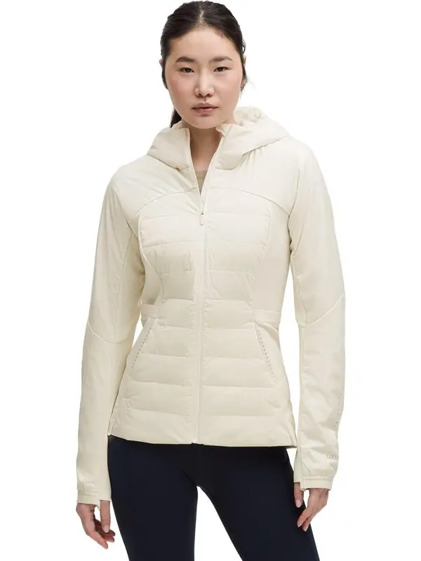 Lululemon Down Insulated Slim Fit Jacket - Light Ivory