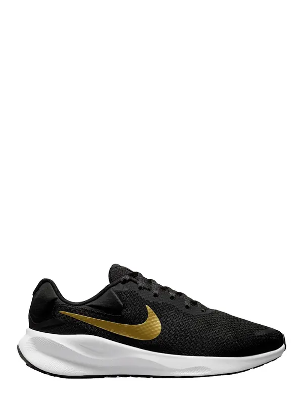 Nike Revolution 7 Sneakers - Black/white/metallic Gold