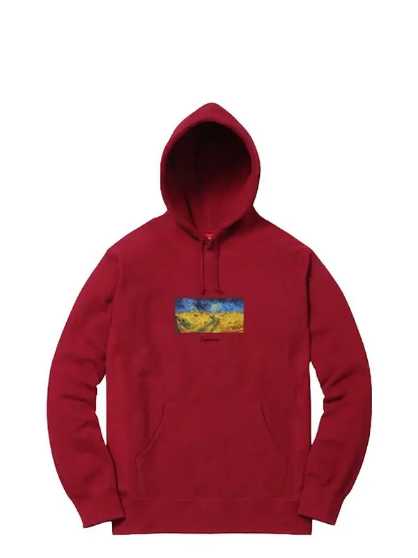 Supreme Field Hooded Sweatshirt - Cardinal