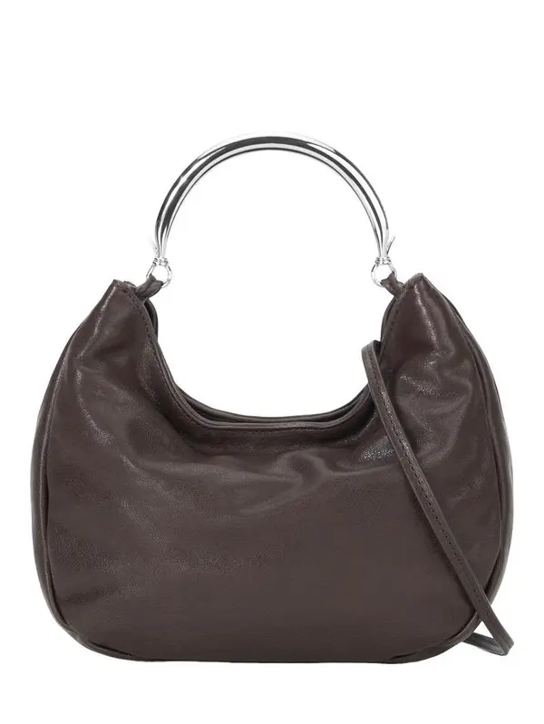 Staud Romeo Leather Crossbody Bag - Espresso