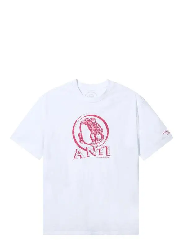 ANTI SOCIAL SOCIAL CLUB X Jinro A Glass Of Soju Tee Shirt - White