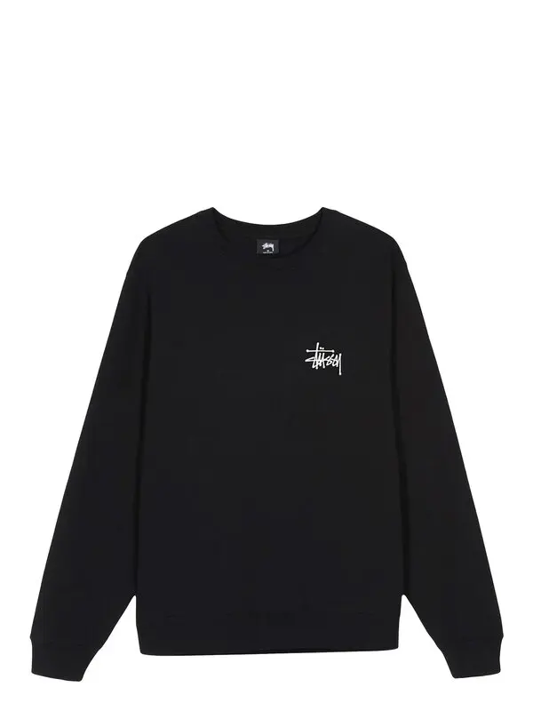 StÜssy Basic Crew - Black