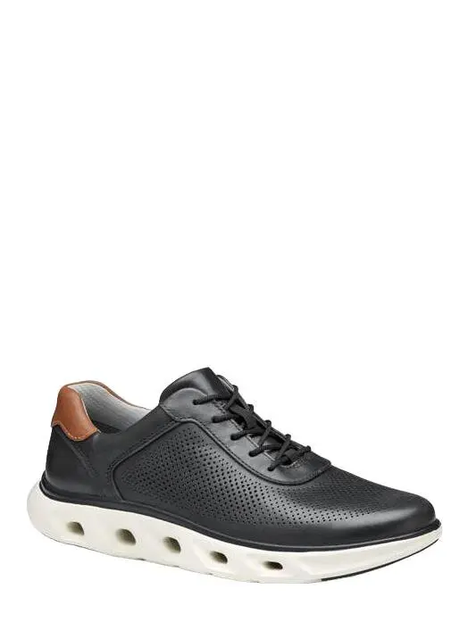Johnston & Murphy Reactivate Leather Sneakers - Black Full Grain