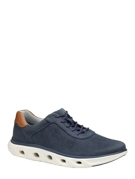 Johnston & Murphy Reactivate Leather Sneakers - Navy Nubuck