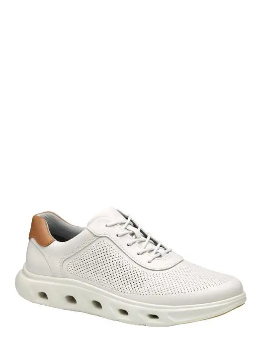 Johnston & Murphy Reactivate Leather Sneakers - White Full Grain
