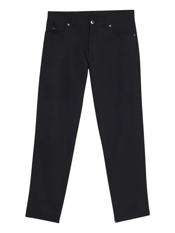 Emporio Armani Stretch Five-pocket Pants - Black
