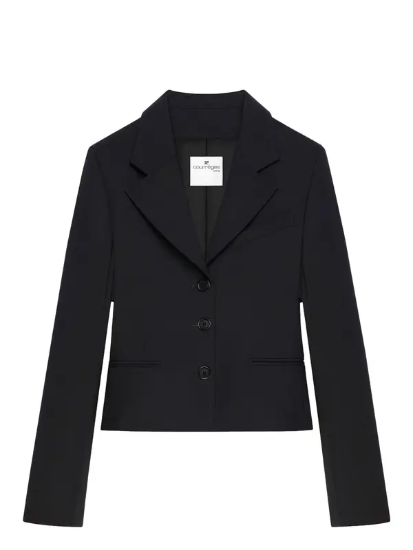 COURREGES Tailored Blazer - Black