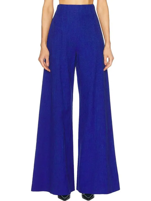 Carolina Herrera Wide Leg Pant - Ultramarine