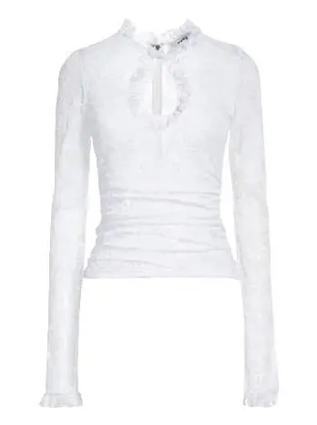 MSGM Lace Top - White