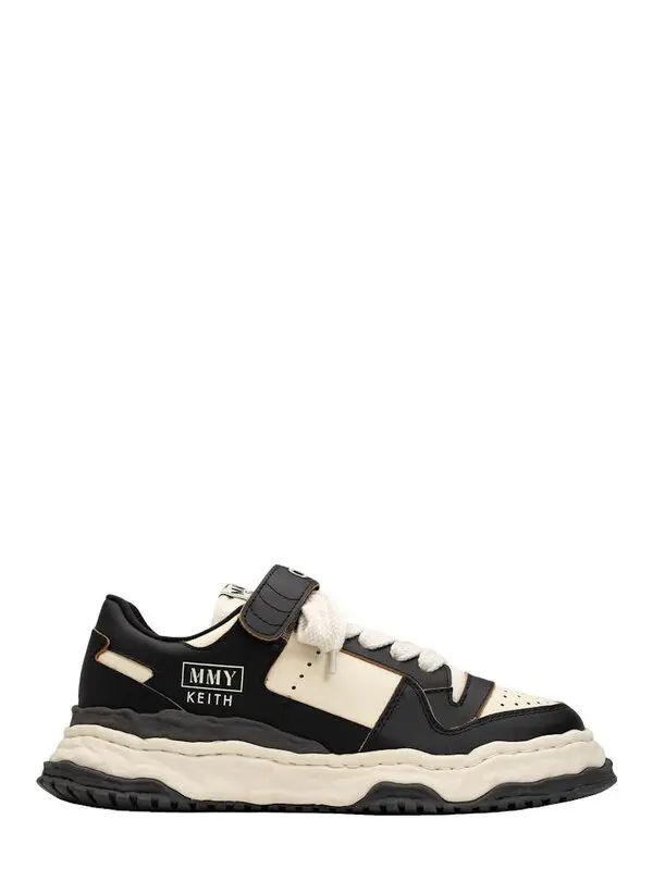 Mihara Yasuhiro Keith Og Sole Leatherin Sneakers - Black/white