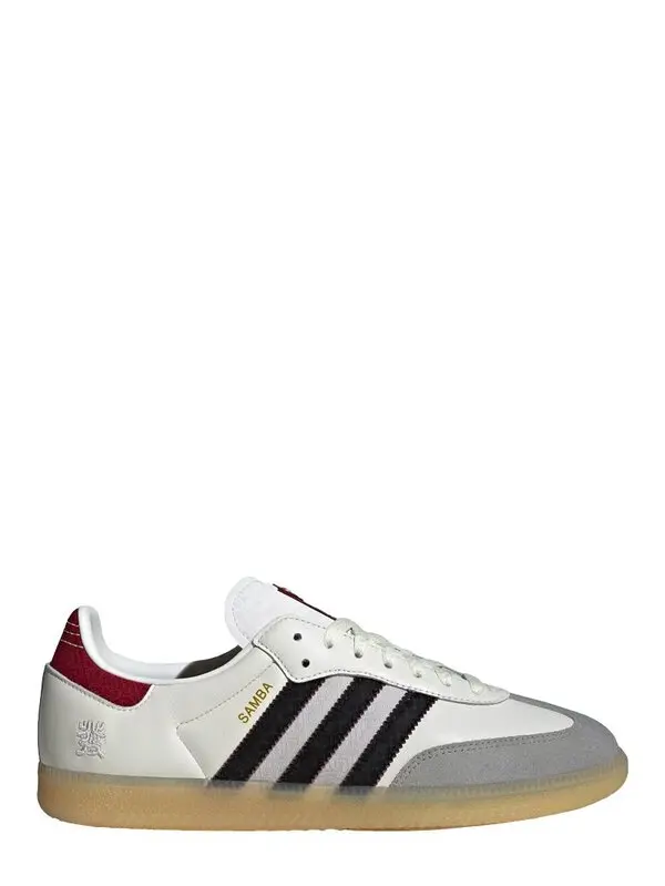 Adidas Samba Og Year Of The Snake Sneakers - Cloud White/core Black/active Maroon