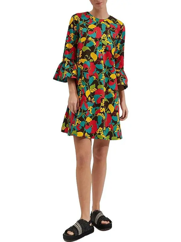 La DoubleJ 24/7 Mini Dress - Vines Brown