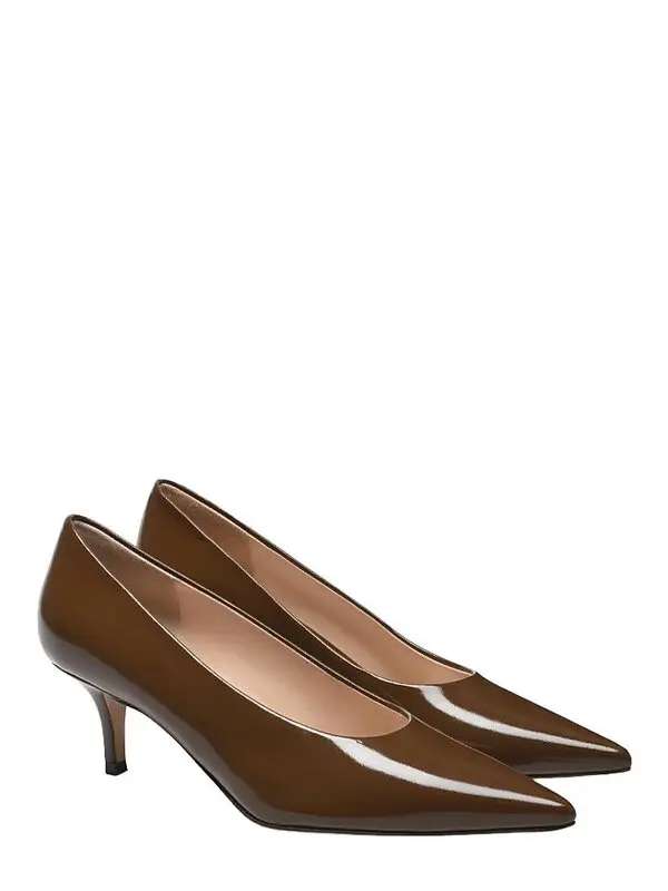 GIANVITO ROSSI Robbie 55 Pumps - Brown Nappa Leather