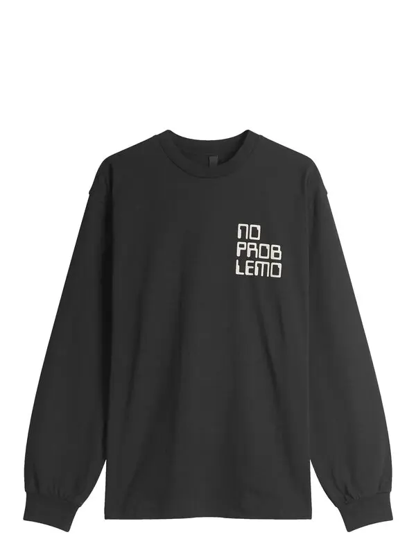 NO PROBLEMO No Vision Ls T-shirt - Black