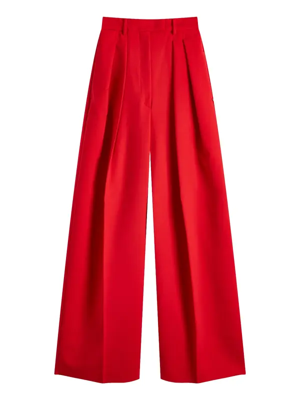 Sportmax Abadan Wide-leg Trousers - Red