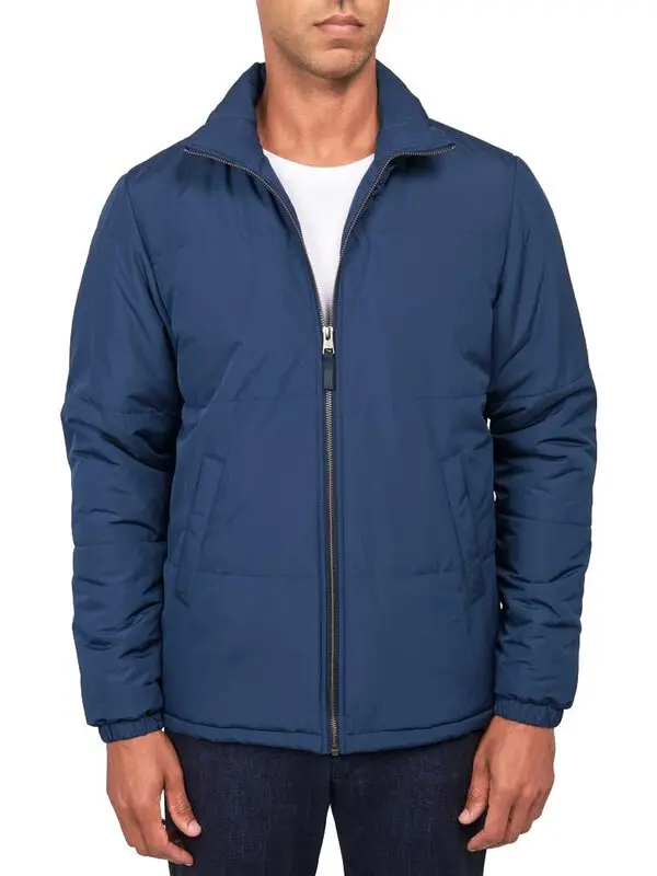 CON.STRUCT Solid Puffer Jacket - Navy