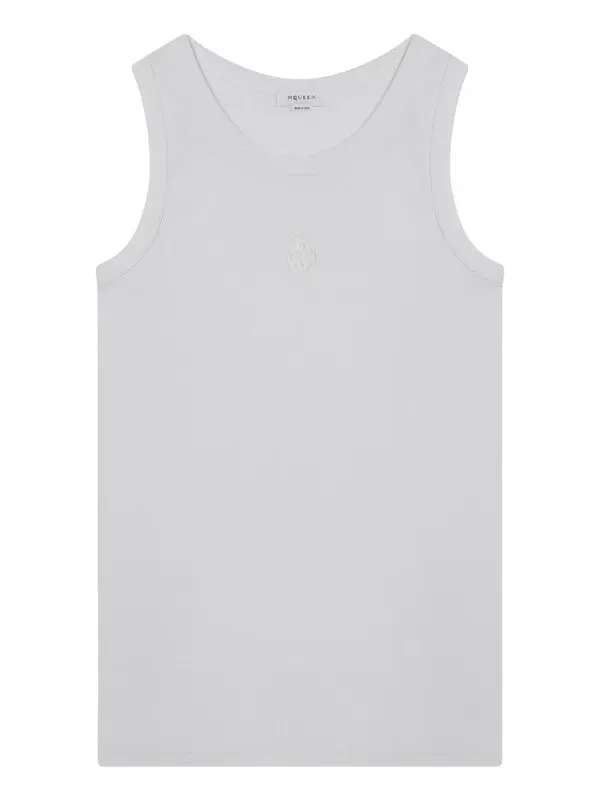 Alexander McQueen Alexander Mc Queen Cotton Tank Top - White
