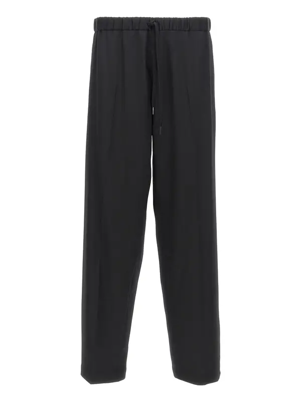 MAISON MARGIELA Wool Blend Trousers - Black