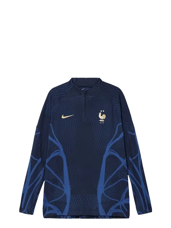 Nike 2223 France Drifit Adv Elite Strike Drill Top Jersey - Blue