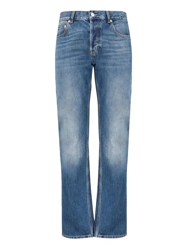 Alexander McQueen Straight Leg Jeans - Blue