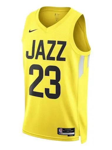 Nike Lauri Markkanen Utah Jazz Dri-fit Jersey - Yellow