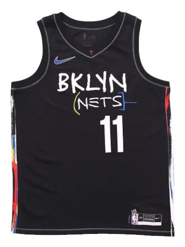 Nike Nba Brooklyn Nets Kyrie Irving City Edition Jersey - Black