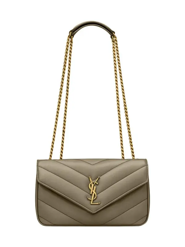 Saint Laurent Small Loulou Shoulder Bag - Green