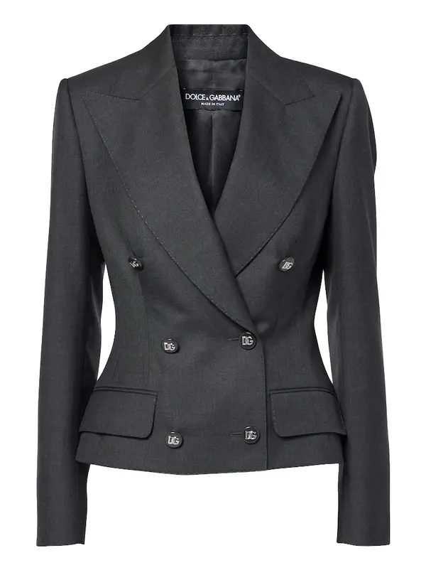 Dolce & Gabbana Wool Blazer - Grey