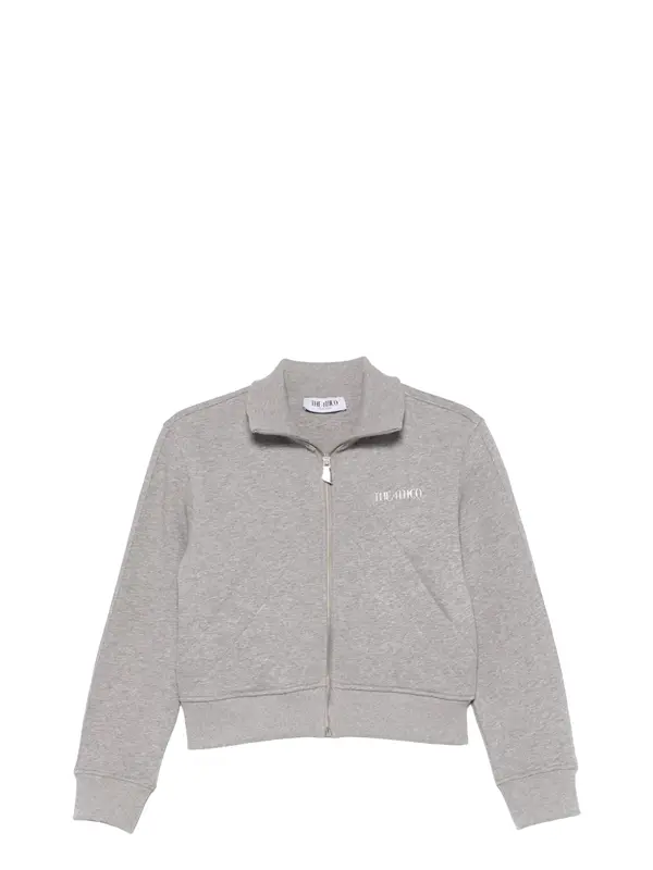 Attico Logo-appliqué Sweatshirt - Grey