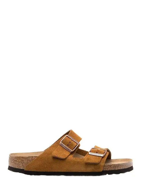 BIRKENSTOCK Arizona Suede Sandals - Brown