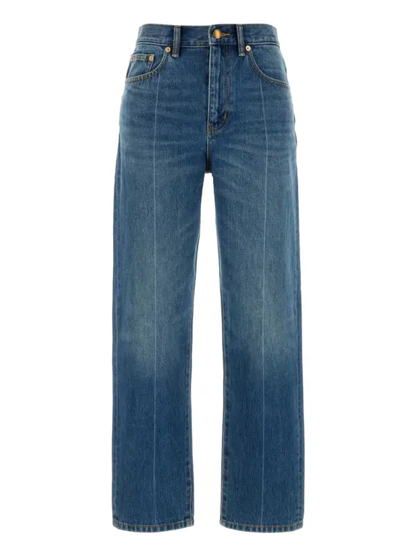 Tory Burch Slim Denim Jeans - Blue