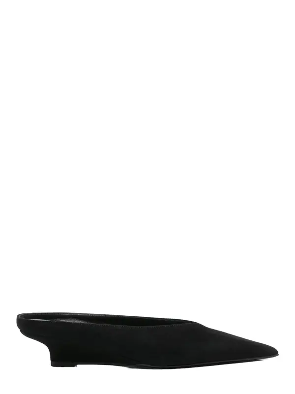 TOTÊME Suede Leather Ballerinas - Black