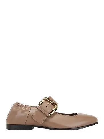 Bottega Veneta Astaire Mary Jane Ballerina - Pinecone