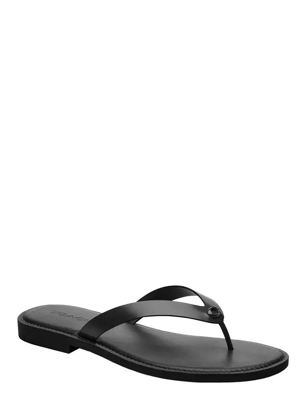 Coach Brianna Flip Flop - Black