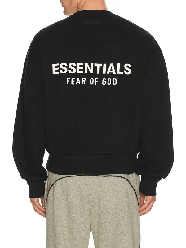 Fear Of God Fleece Crewneck - Black