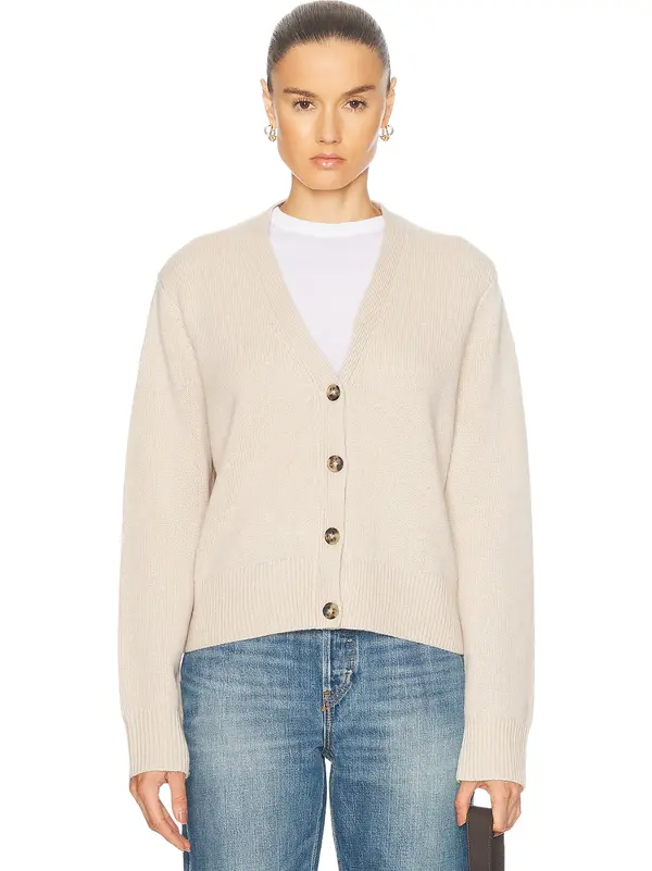Jenni Kayne Cashmere Colette Cardigan - Oatmeal
