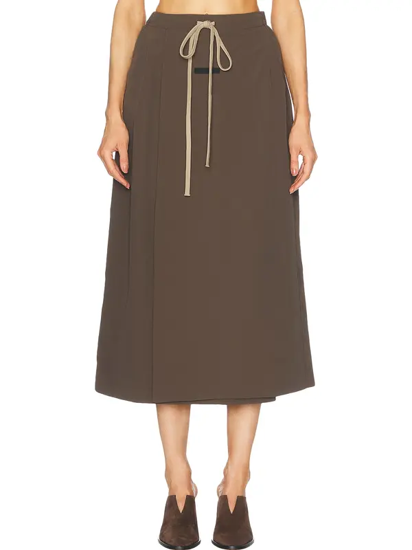 Fear Of God Military Nylon Wrap Skirt - Brown