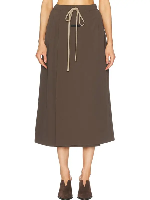 Fear Of God Military Nylon Wrap Skirt - Brown