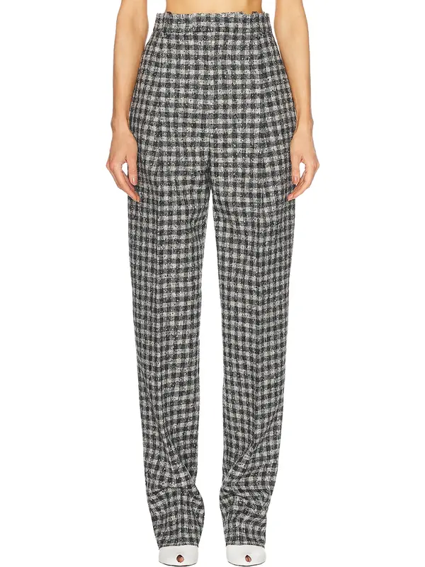 Bottega Veneta Pleated Pant - Black  Pear  & Khaki