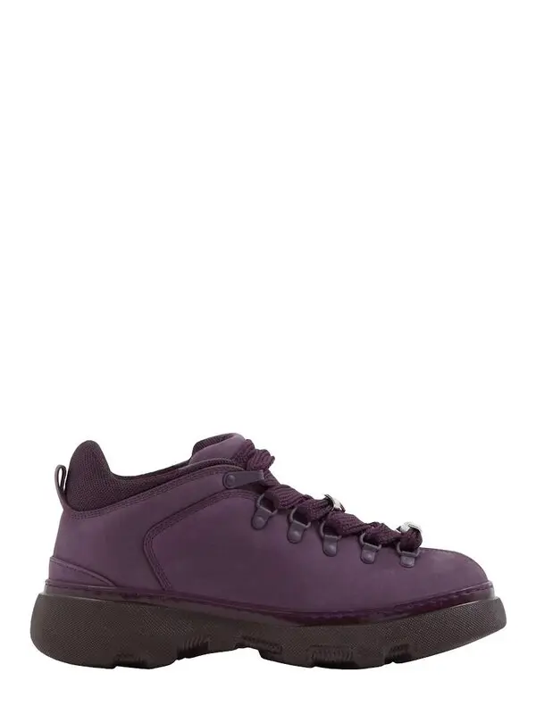 Burberry Nubuck Trek Boots - Purple