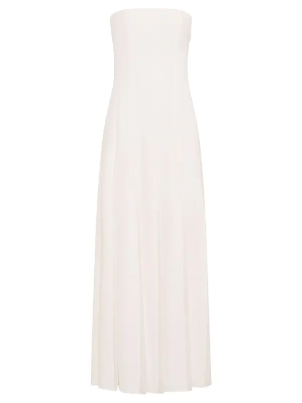 NICHOLAS Strapless Tavia Dress - White