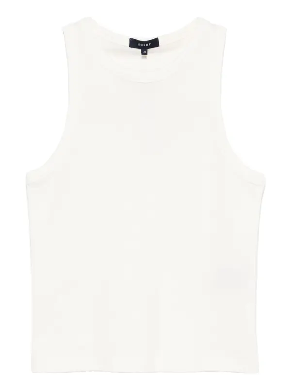 Soeur Dolly Tank Top - White