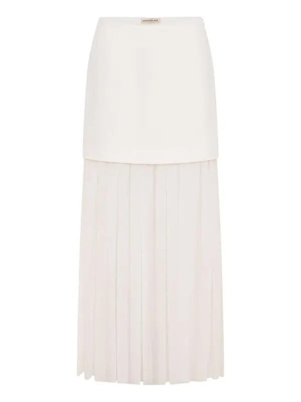 NICHOLAS Talia Skirt - White