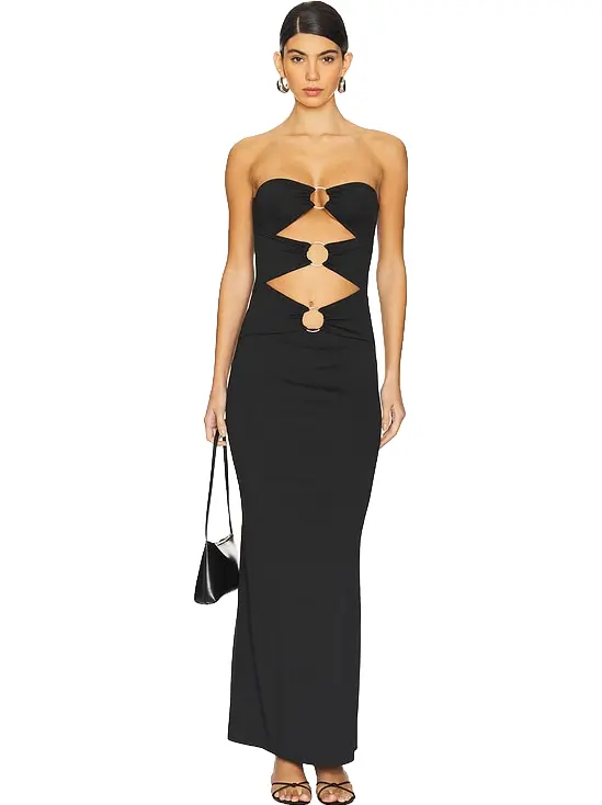 Superdown Luciana Maxi Dress - Black