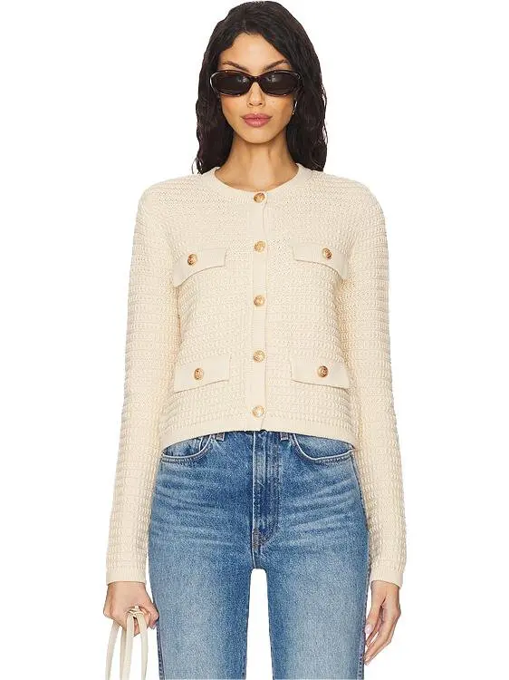 Blanknyc Slow Start Cardigan - Cream Combo