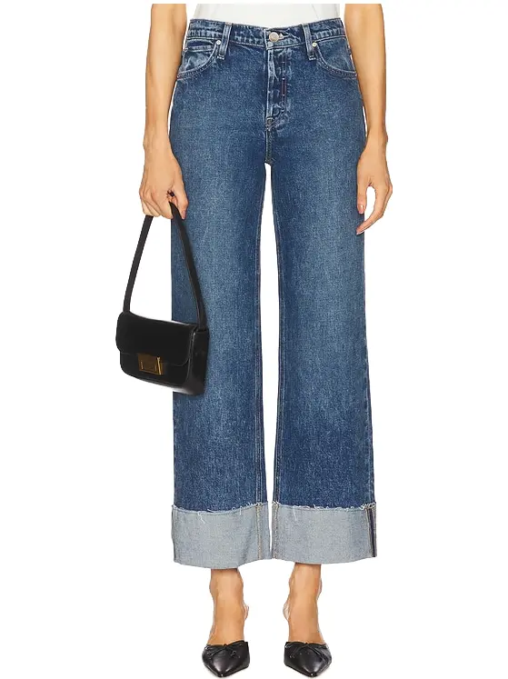 Hudson Jeans Rosie High-rise Wide Leg Ankle Jean - Mallorca