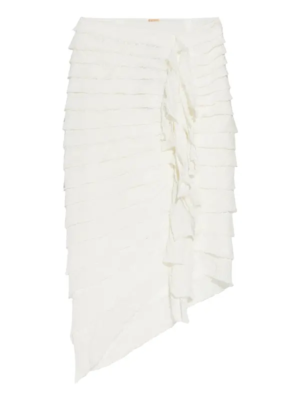Cult Gaia Leo Midi Skirt - Neutrals