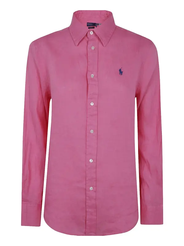 Polo Ralph Lauren Polo Pony Linen Shirt - Pink